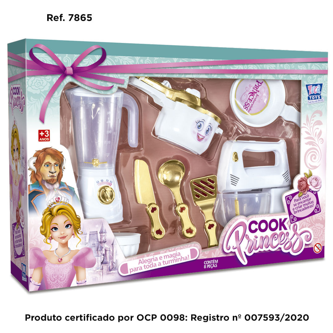 Kit Cozinha Infantil Cook Princess - Zuca Toys - Ri Happy