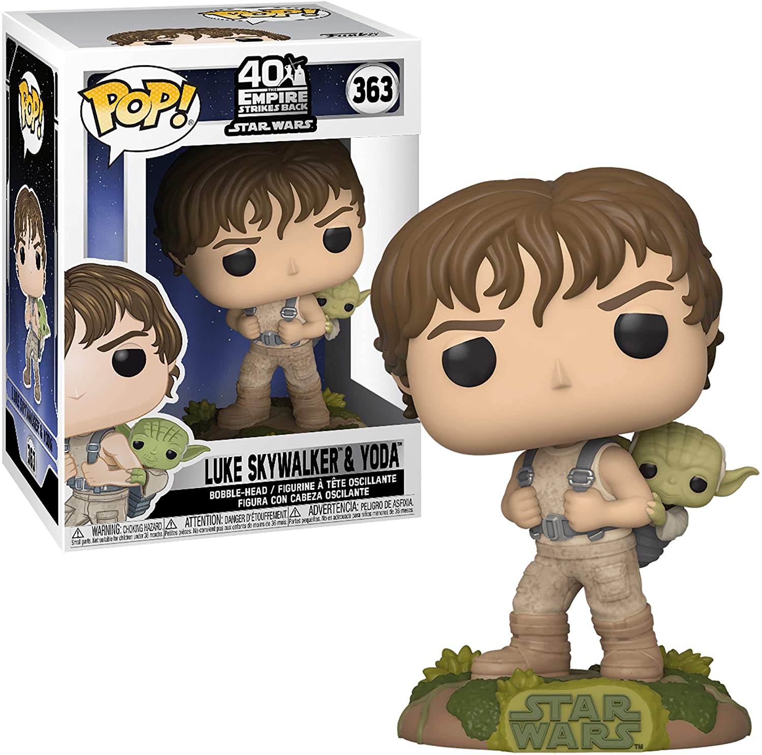 Funko Pop Luke Skywalker & Yoda 363 Star Wars - Ri Happy
