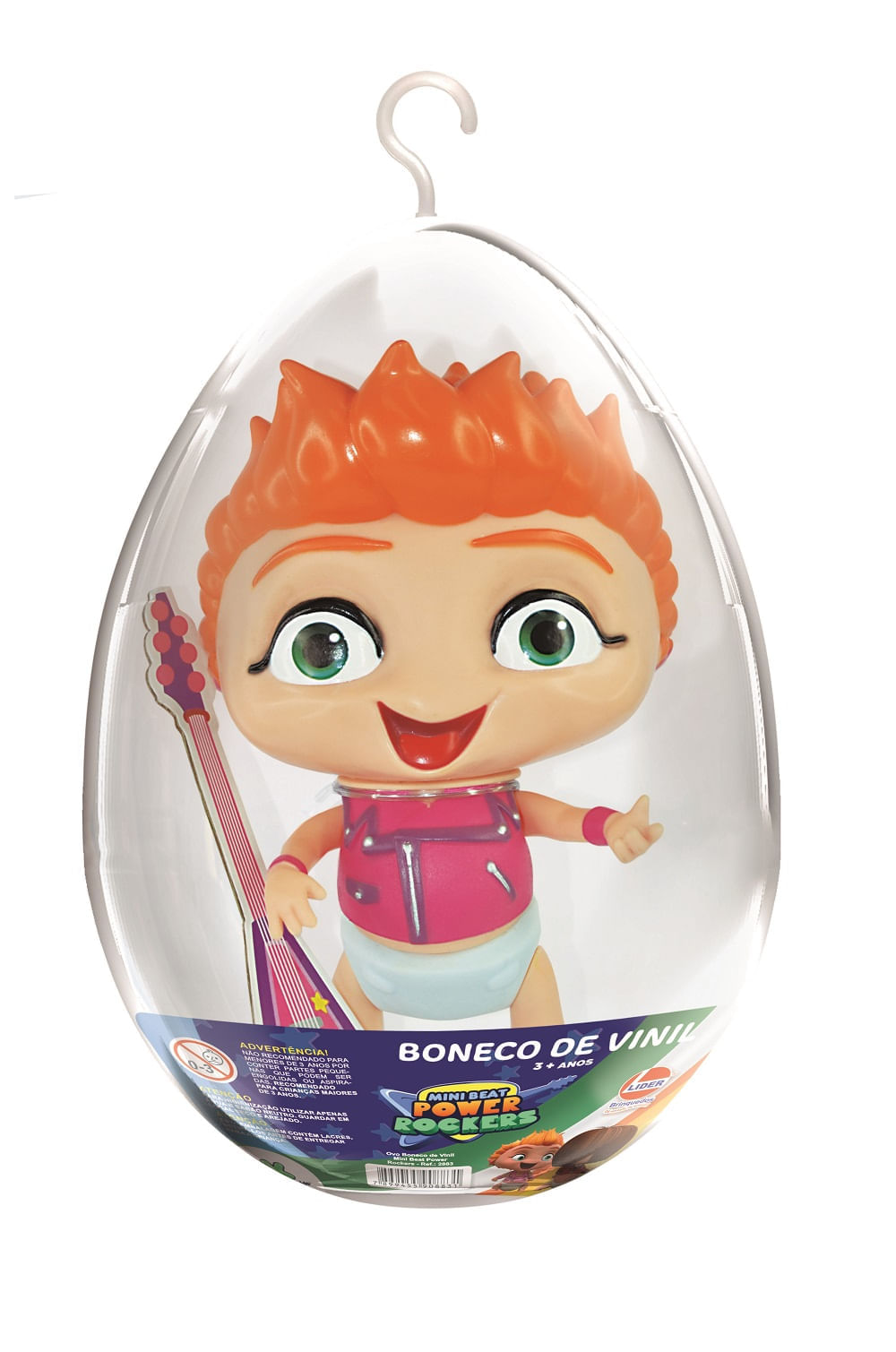 Mini Beat Rockers - Boneco de Vinil No Ovo - Wat com Guitarra - Lider ...