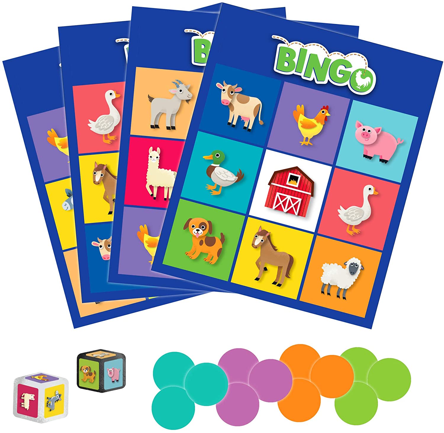 Jogo De Tabuleiro Bingo Com Animais Da Hasbro Gaming F1401 - Brinquedos ...