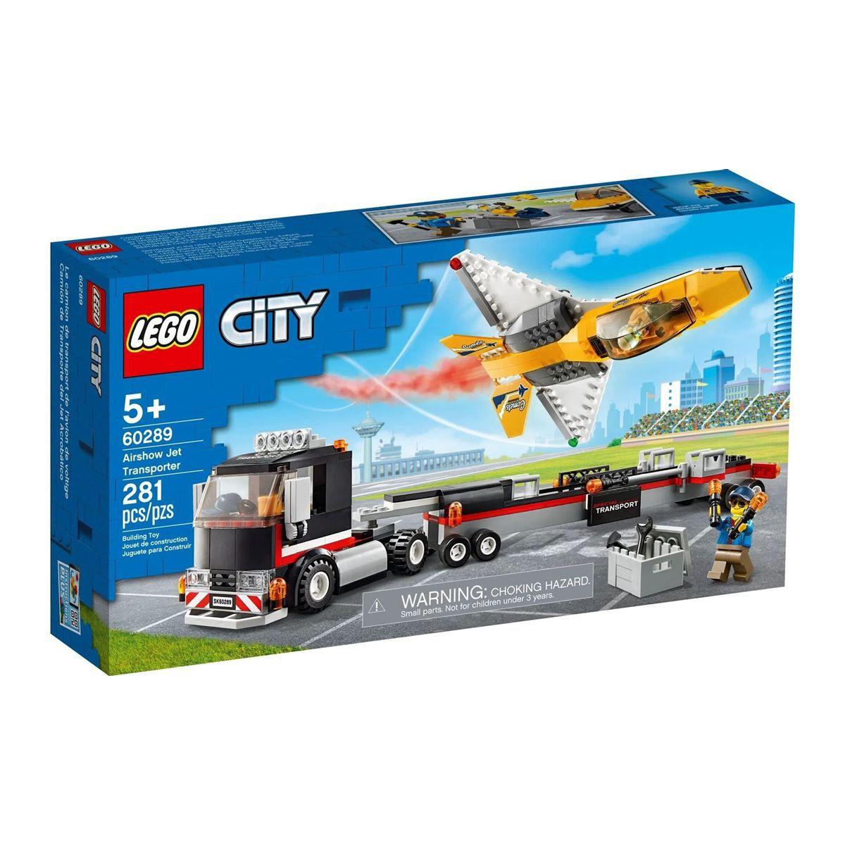 Lego City Transportador de Avião - Lego 60289 - Ri Happy