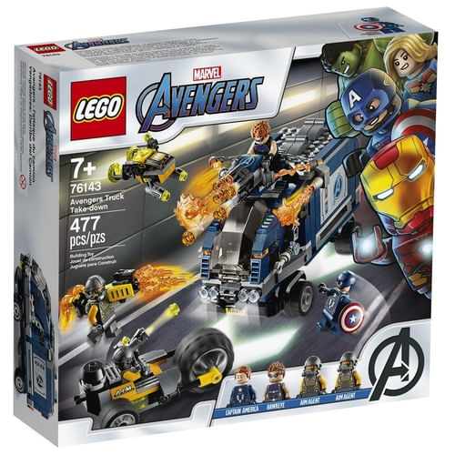 Lego Super Heroes Ataque de Caminhão dos Vingadores - 76143 - Ri Happy