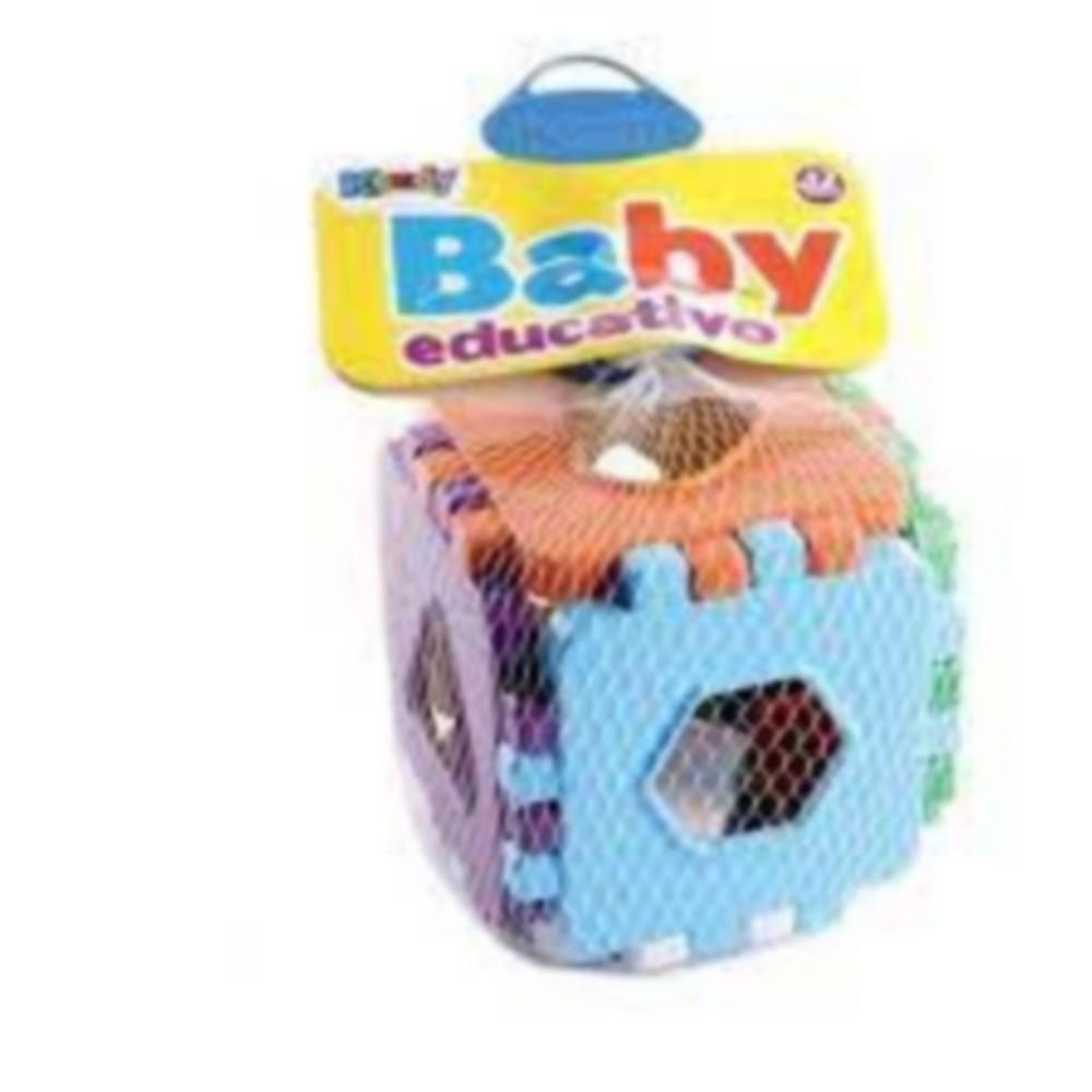 Cubo Magico Educativo Baby Com Formas 7 Peças Colors