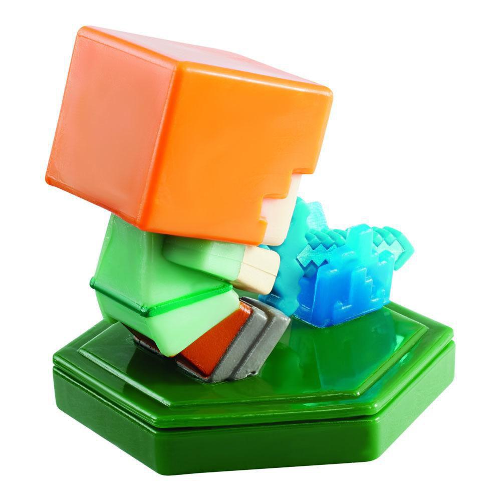 Mini Figura Minecraft Attacking Alex Mattel