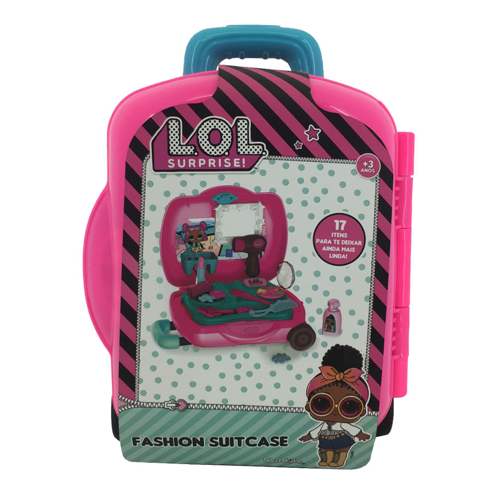 Maleta de Beleza Lol Surprise - Fashion Suitcase - Candide - Ri Happy