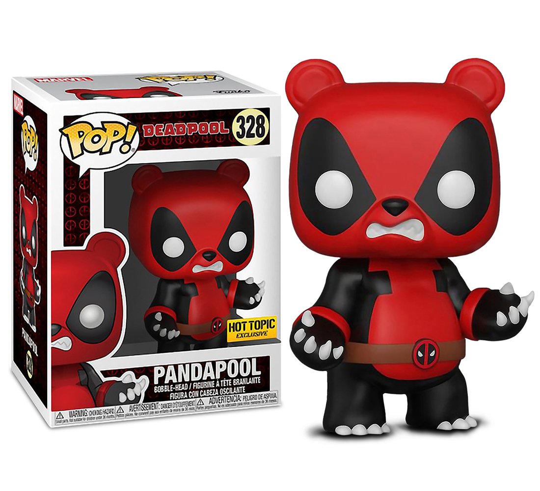Funko Pop Marvel Deadpool Pandapool Hot Topic Exclusive #328 - Ri Happy