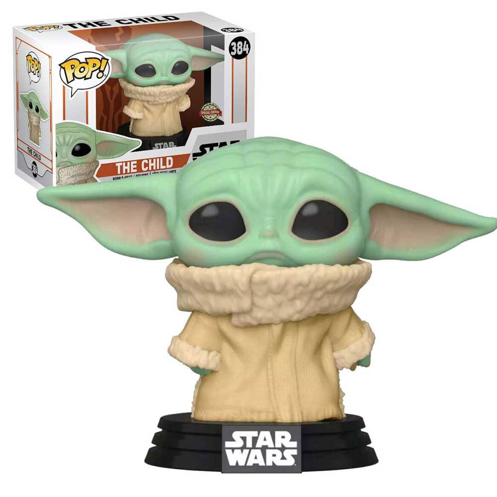 Funko Pop Star Wars Mandalorian Baby Yoda The Child #384 - Ri Happy