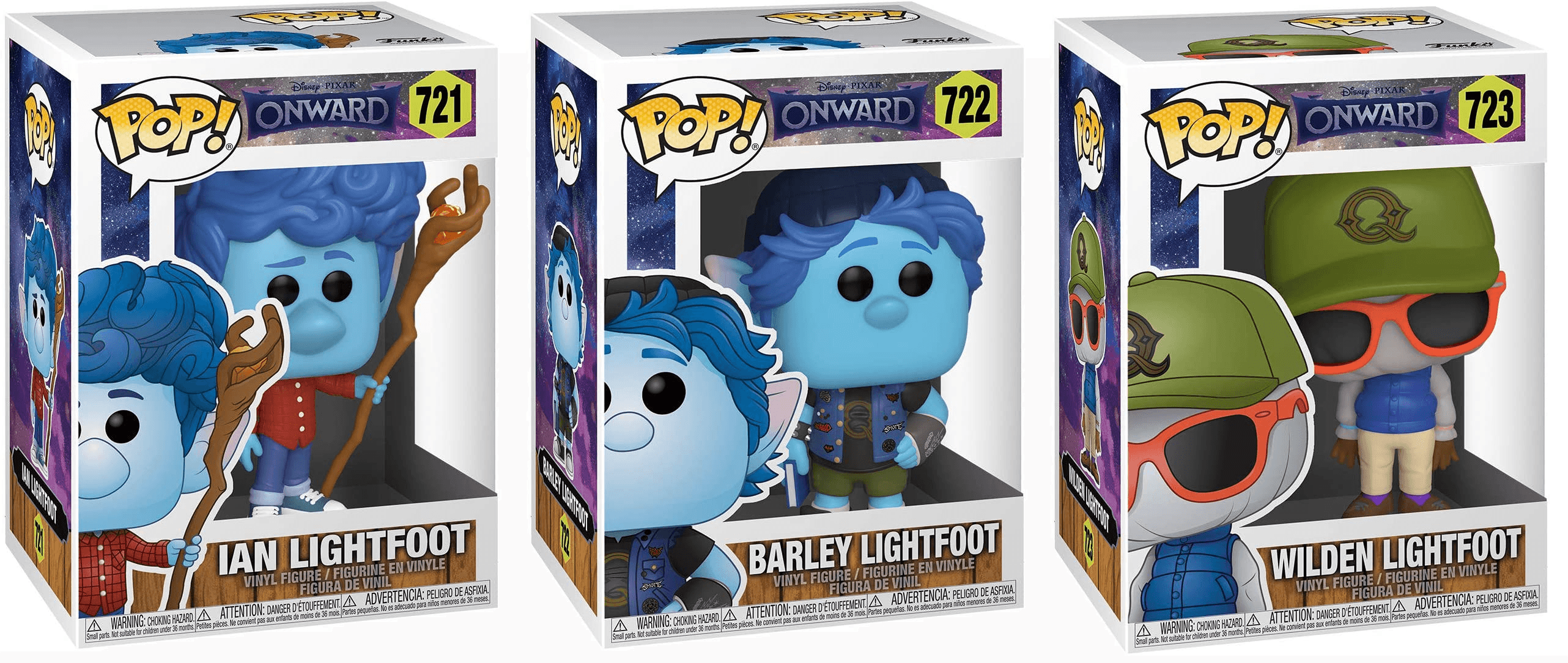 Funko Pop Onward 2 Irmaos Kit Ian Barley e Wilden Lightfoot - Ri Happy