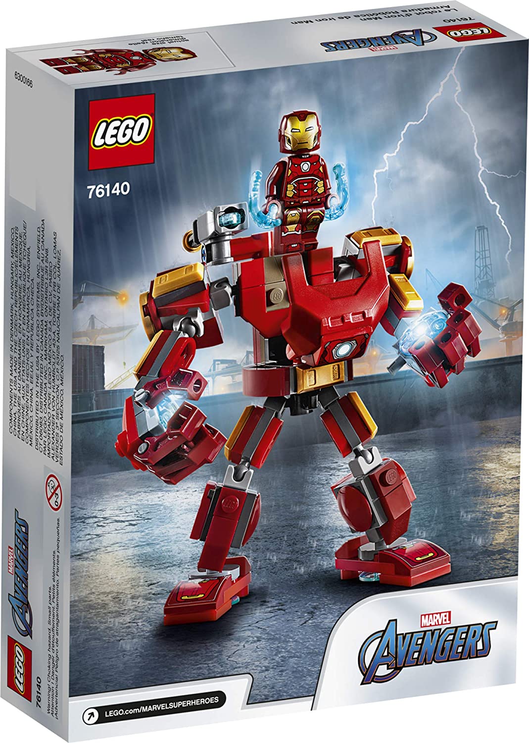 Lego Marvel Avengers Robo Iron Man Homem de Ferro 76140 - PBKIDS Brinquedos