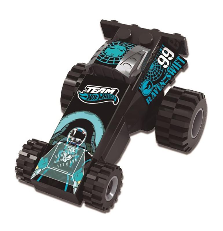 Hot Wheels Carrinho Radical Pequeno - Raven Swift - Barão Toys - Ri Happy