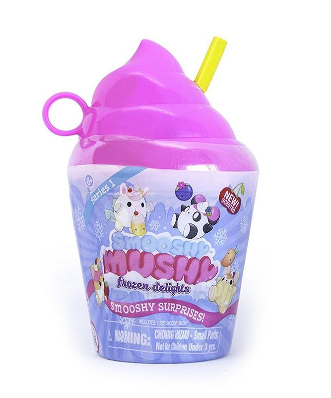 Mini Figuras - Smooshy Mushy - Frozen Delight - Rosa - Toyng - Ri Happy