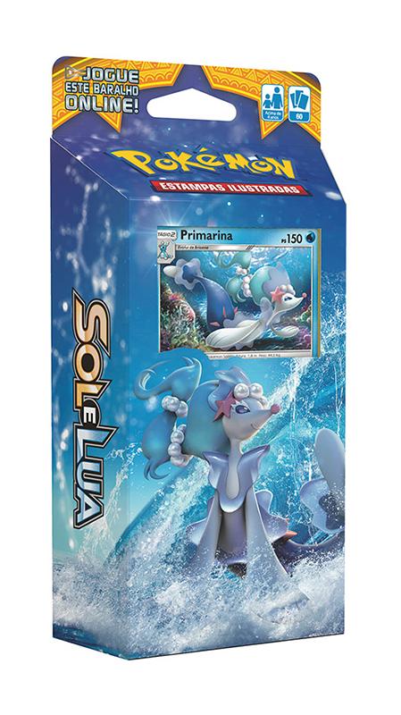 Cartas Pokemon Starter Deck Sol e Lua Primarina - Copag - Ri Happy