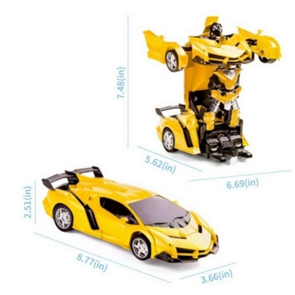 Carrinho Transformers One Touch Robo De Controle Remoto Robocar Com Led ...