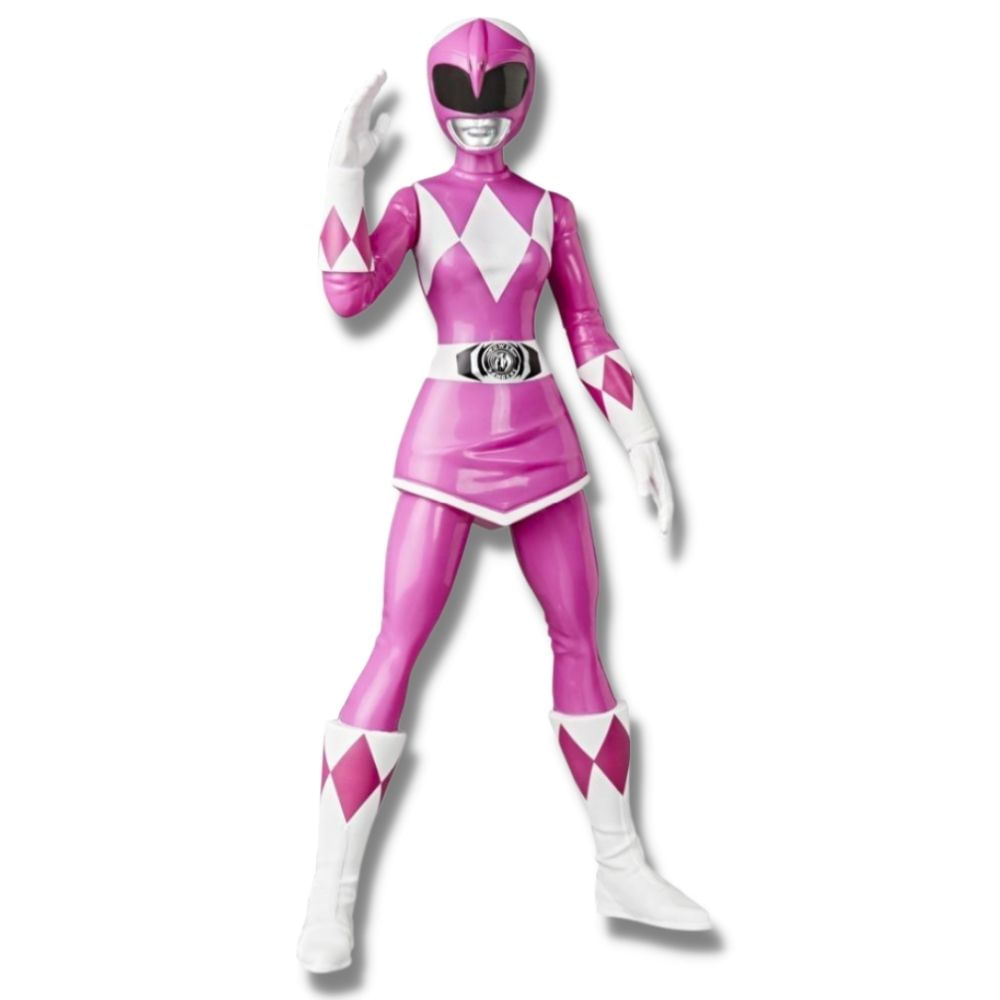 Boneco Power Rangers Rosa Pink Figura Mighty Morphin Hasbro