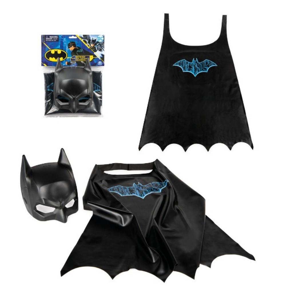 Kit Capa E Máscara Batman Fantasia Flexível Dc - Ri Happy