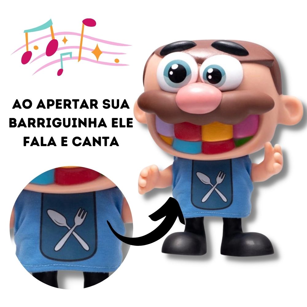 Boneco José Comilão Falante e Musical - Totoy Kids - Rosita - Ri Happy