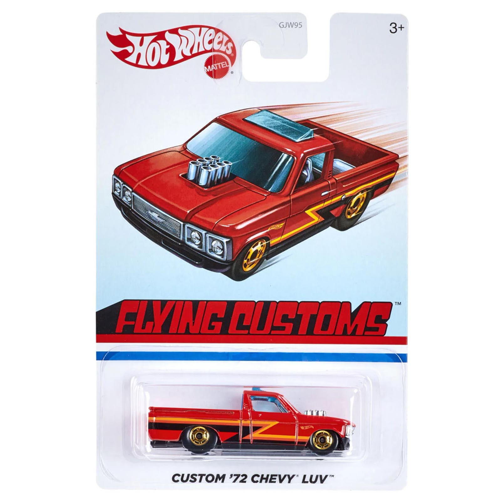 Hot Wheels - Custom '72 Chevy Luv - Flying Customs - GJW95 - Ri Happy