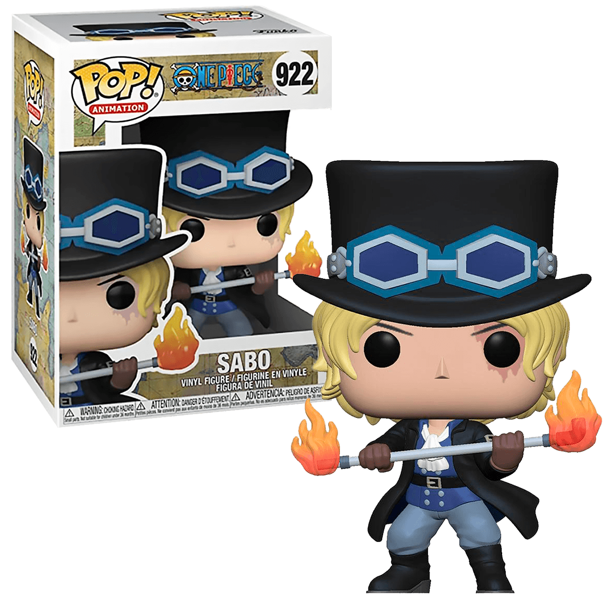 Boneco Funko Pop Sabo One Piece 992 - Ri Happy