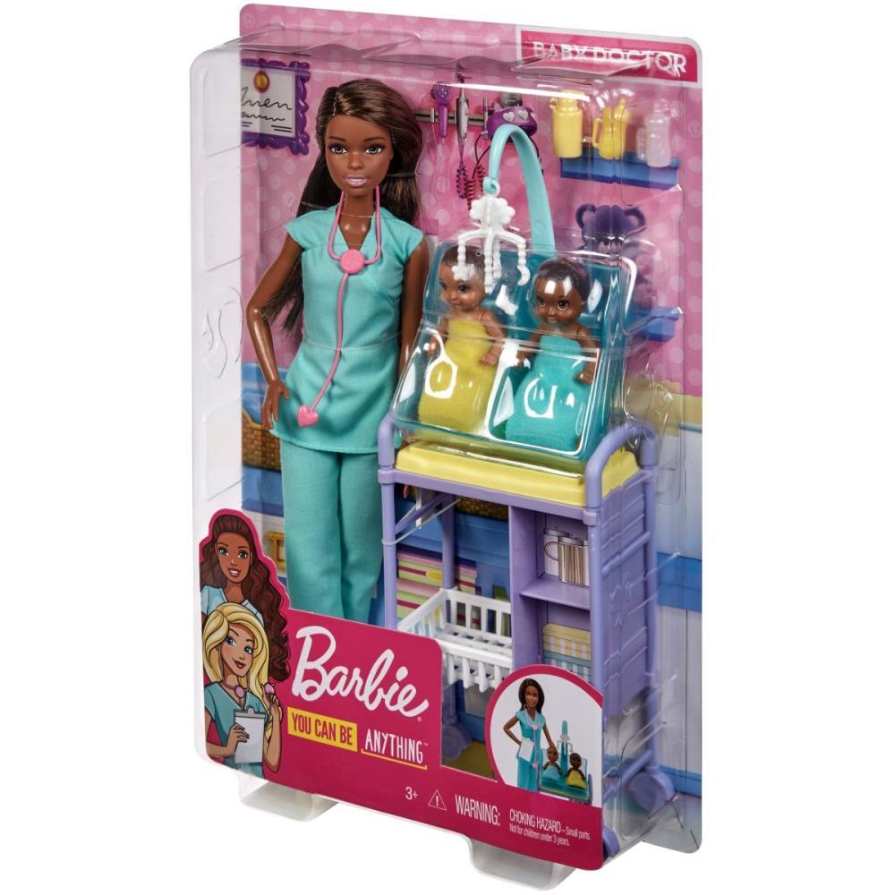 BARBIE PROFISSOES CONJUNTO PEDIATRA MORENA - Ri Happy