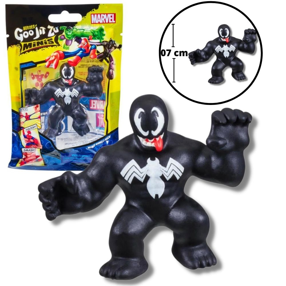 Boneco Elástico - Figura 07 cm Mini Goo Jit Zu Marvel Sunny - Ri Happy