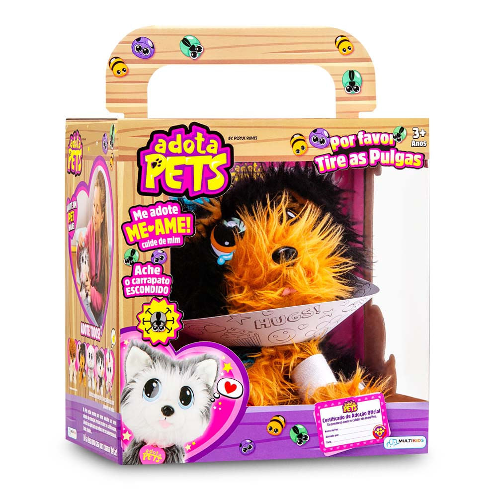 Confira Pelúcia Adota Pets - 17Cm - Coockie - Multikids - Rihappy - Ri ...