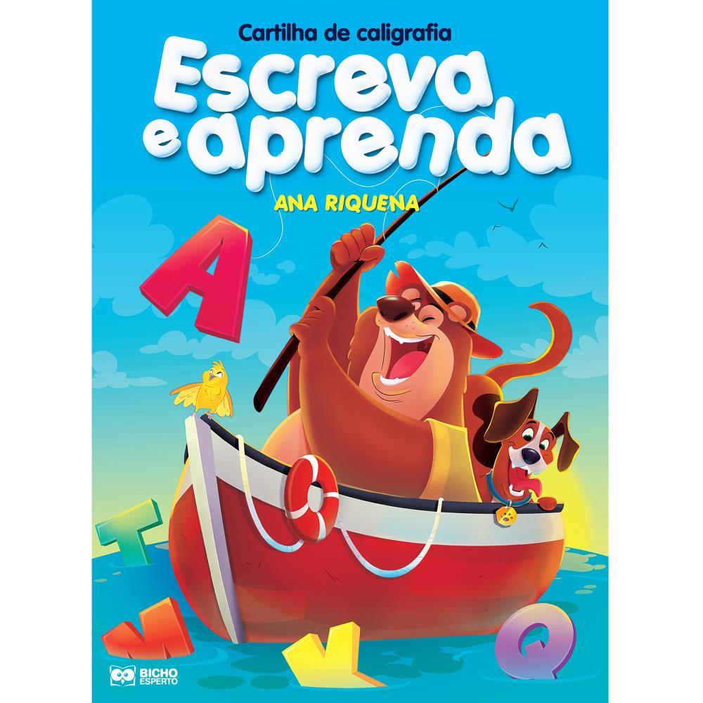 LIVRO CARTILHA CALIGRAFIA ESCREVA E APRENDA - Ri Happy LIVRO CARTILHA CALIGRAFIA ESCREVA E APRENDA - Ri Happy