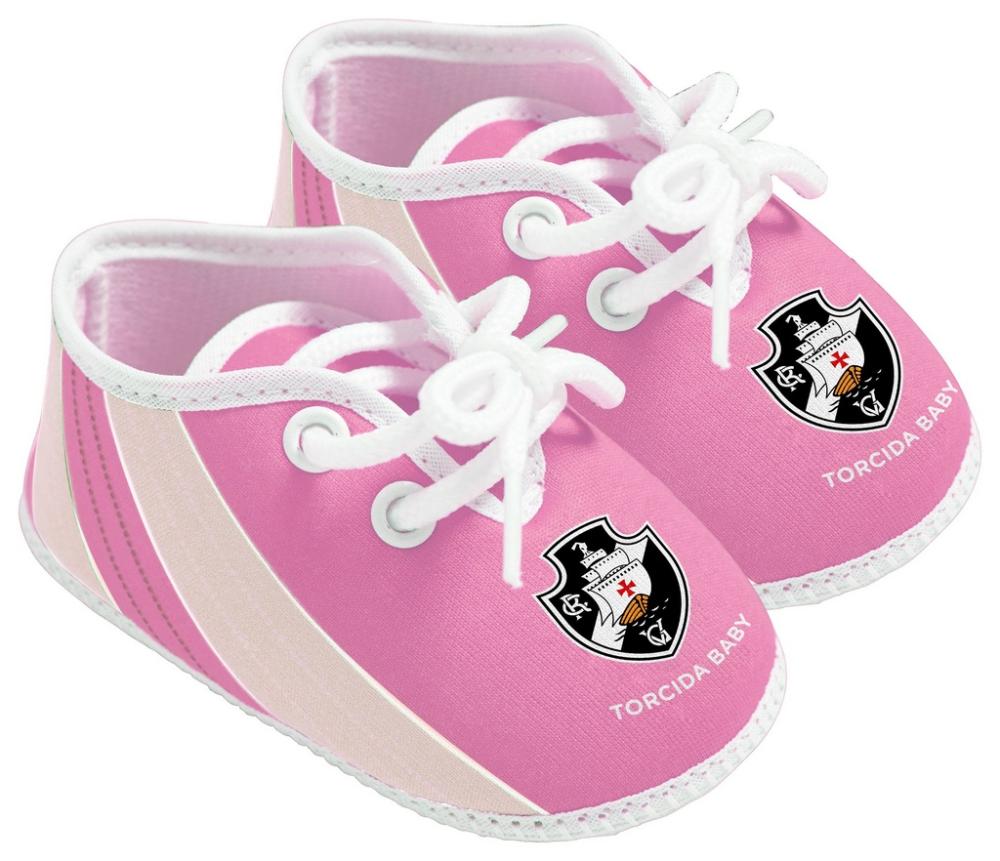 Chuteira Bebê Vasco Rosa - Torcida Baby - Ri Happy