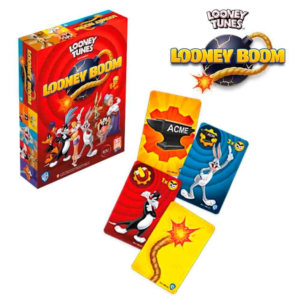 Looney Boom Jogo de Cartas Dice on Fire - Ri Happy