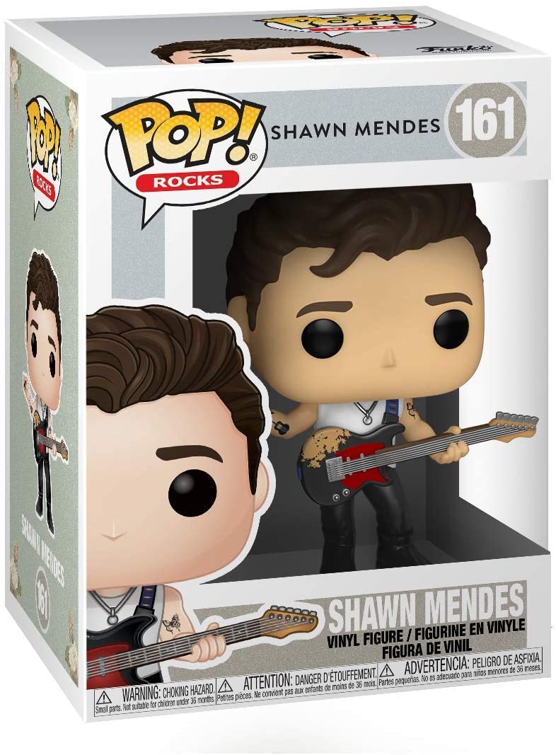 Boneco Funko Pop Shawn Mendes 161 Funko Pop Rocks - Ri Happy