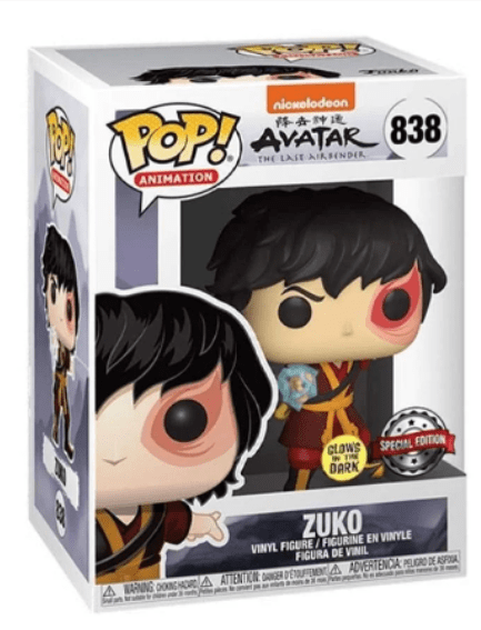 Funko Pop Avatar Airbender Zuko 838 - Ri Happy