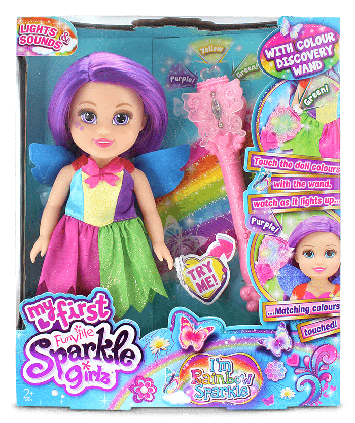 Sparkle Girlz - Boneca Tots Fada Das Cores - Ri Happy