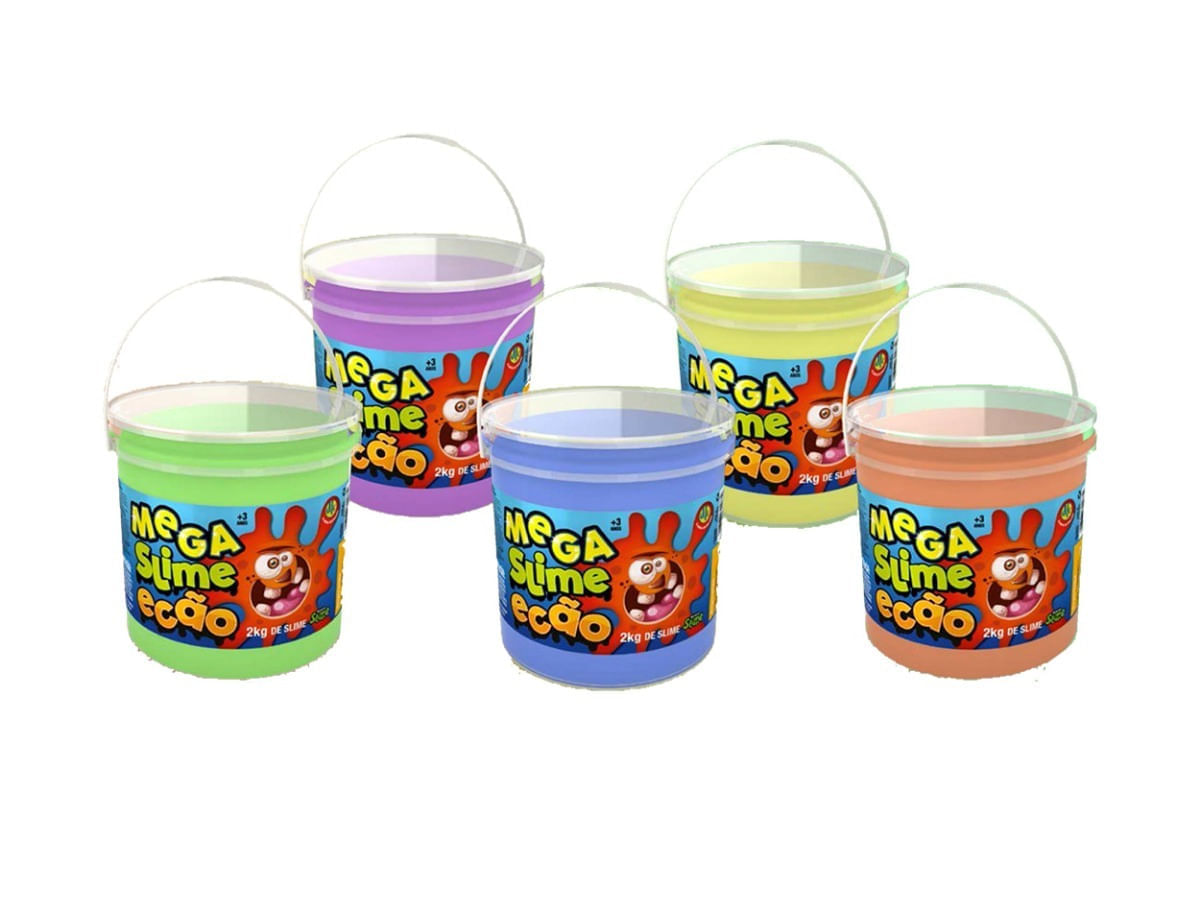 Geleca Mega Slime Ecão 2kg - Dtc - Ri Happy
