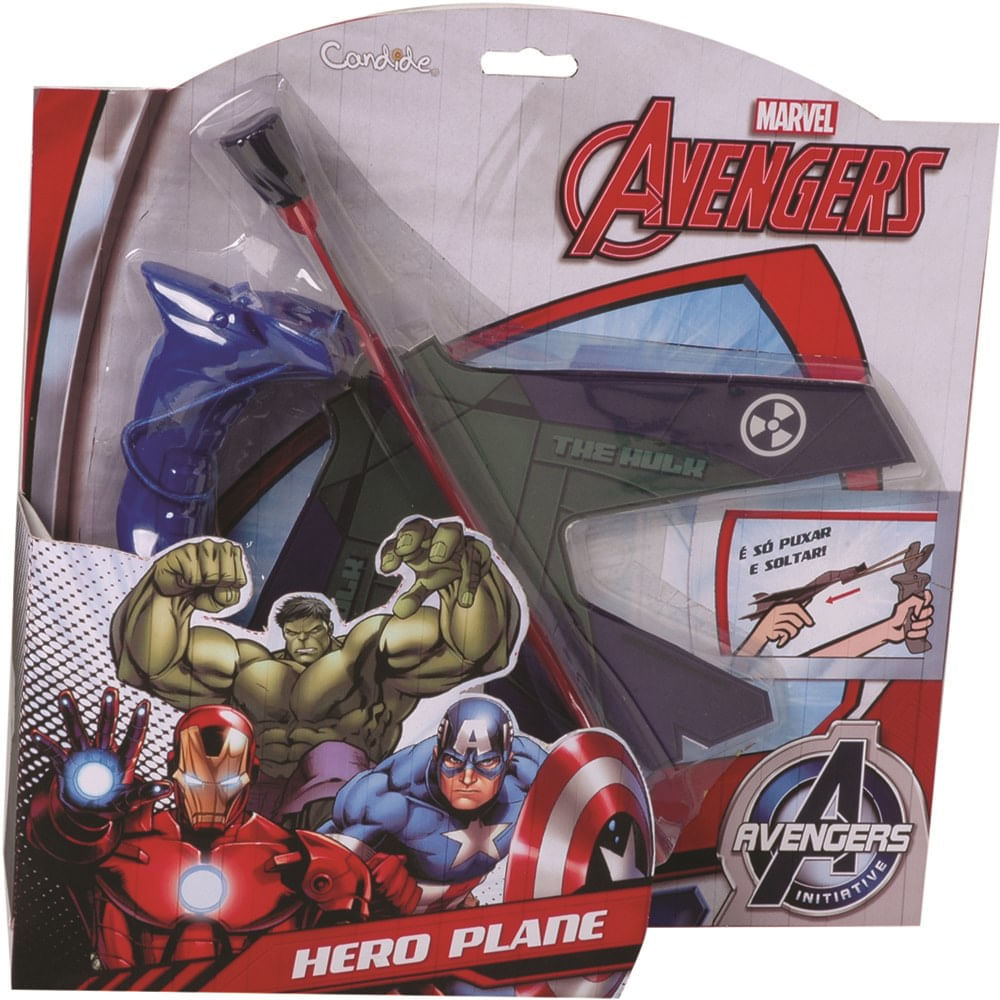 Avião Hero Plane Hulk - Candide - Ri Happy