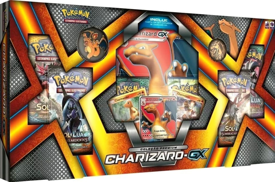 Pokemon Box - Coleção Premium - Charizard-Gx - Ri Happy