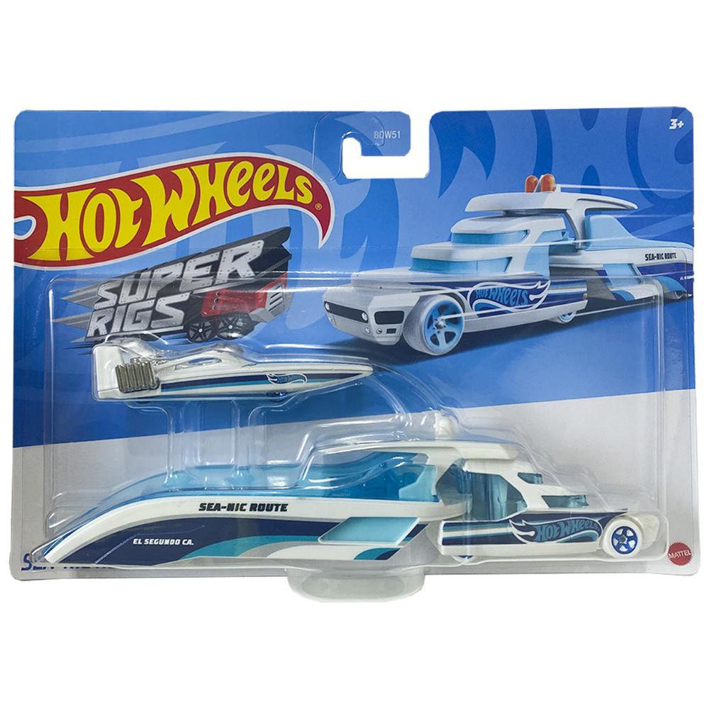 Hot Wheels Caminhão Super Rigs 1:64 - Mattel BDW51 - Ri Happy