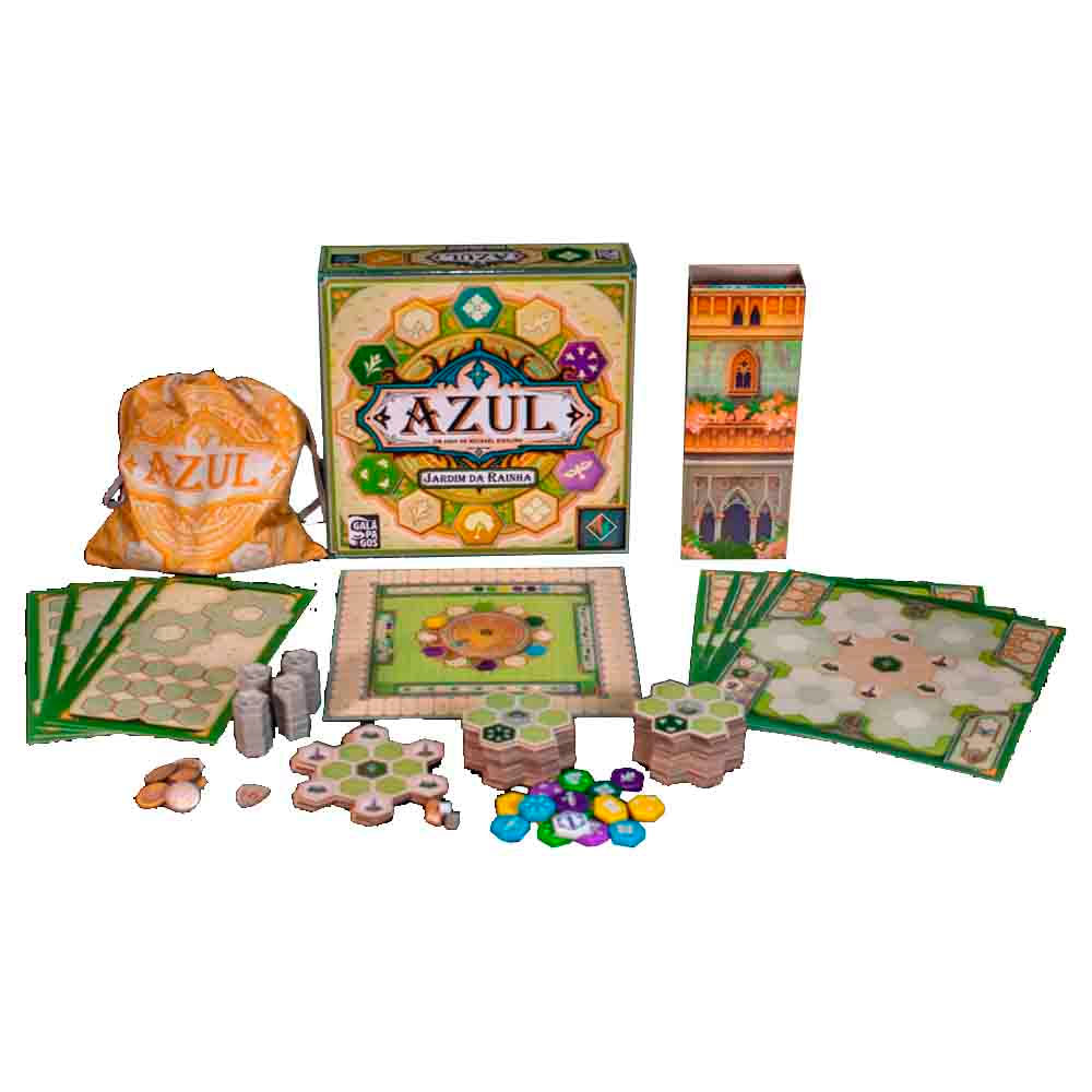 Azul Jardim da Rainha Jogo de Tabuleiro Galapagos AZU301