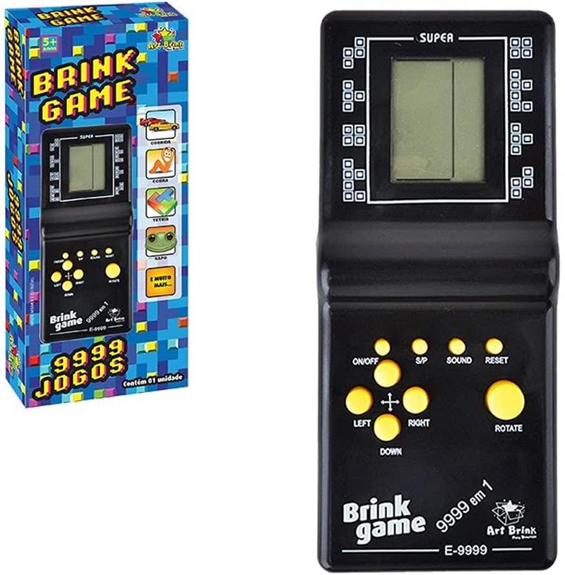 Super Mini Game Portátil 9999 In 1 Brinck Game Antigo Retro em Promoção ...