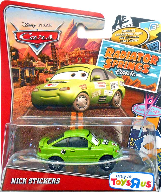 Disney Cars Carros Nick Stickers Toysrus Radiator Classic - Ri Happy