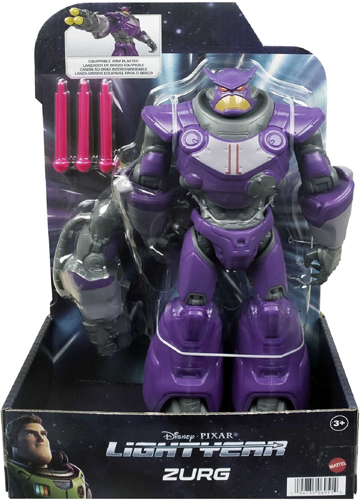 Boneco Zurg Lightyear Articulado - Ri Happy