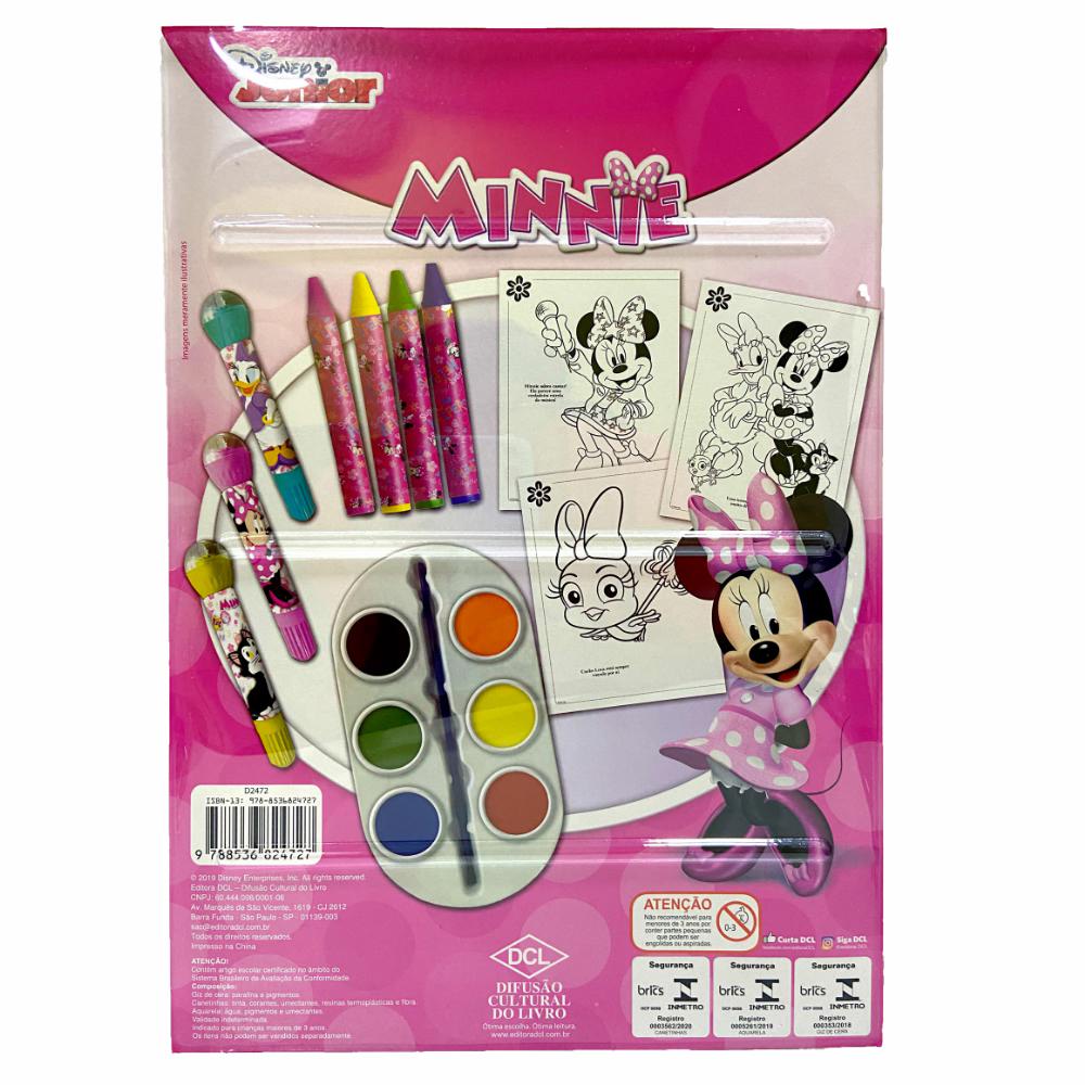 Super Color Pack Livro Para Colorir Minnie Disney DCL