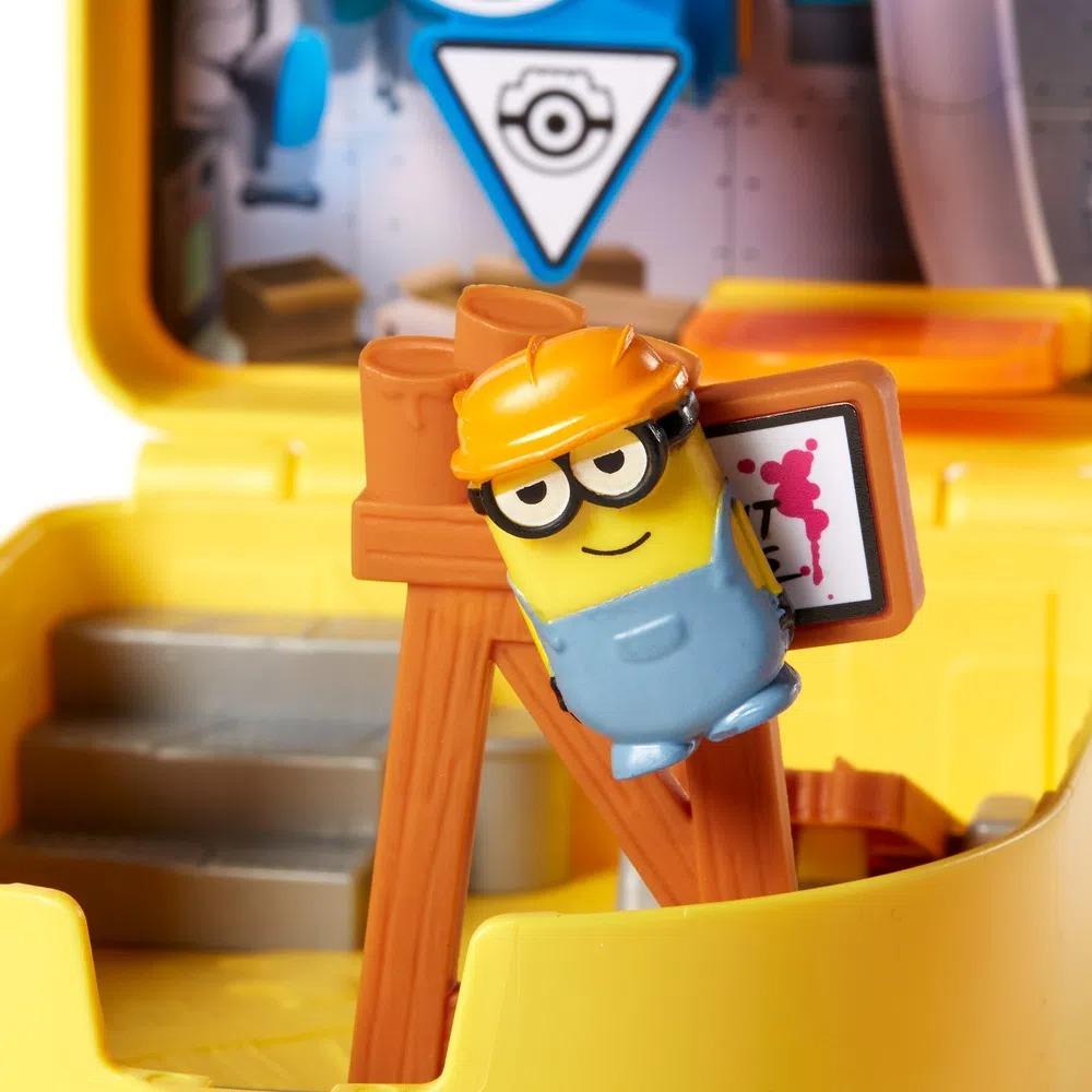 Boneco Minions Playset Maleta Splatapult Em Construção - Ri Happy
