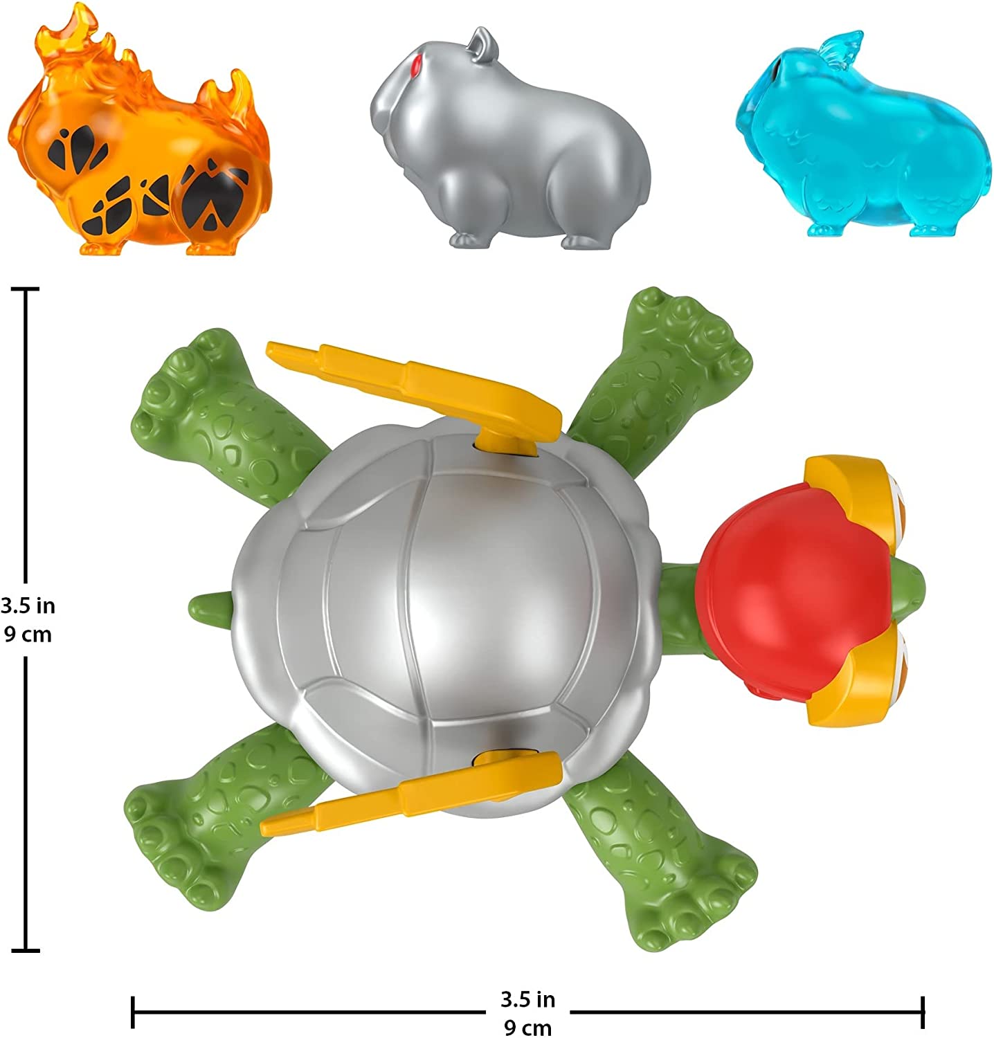 Figura DC Super Pets Merton a Tartaruga Giratoria Mattel - Ri Happy