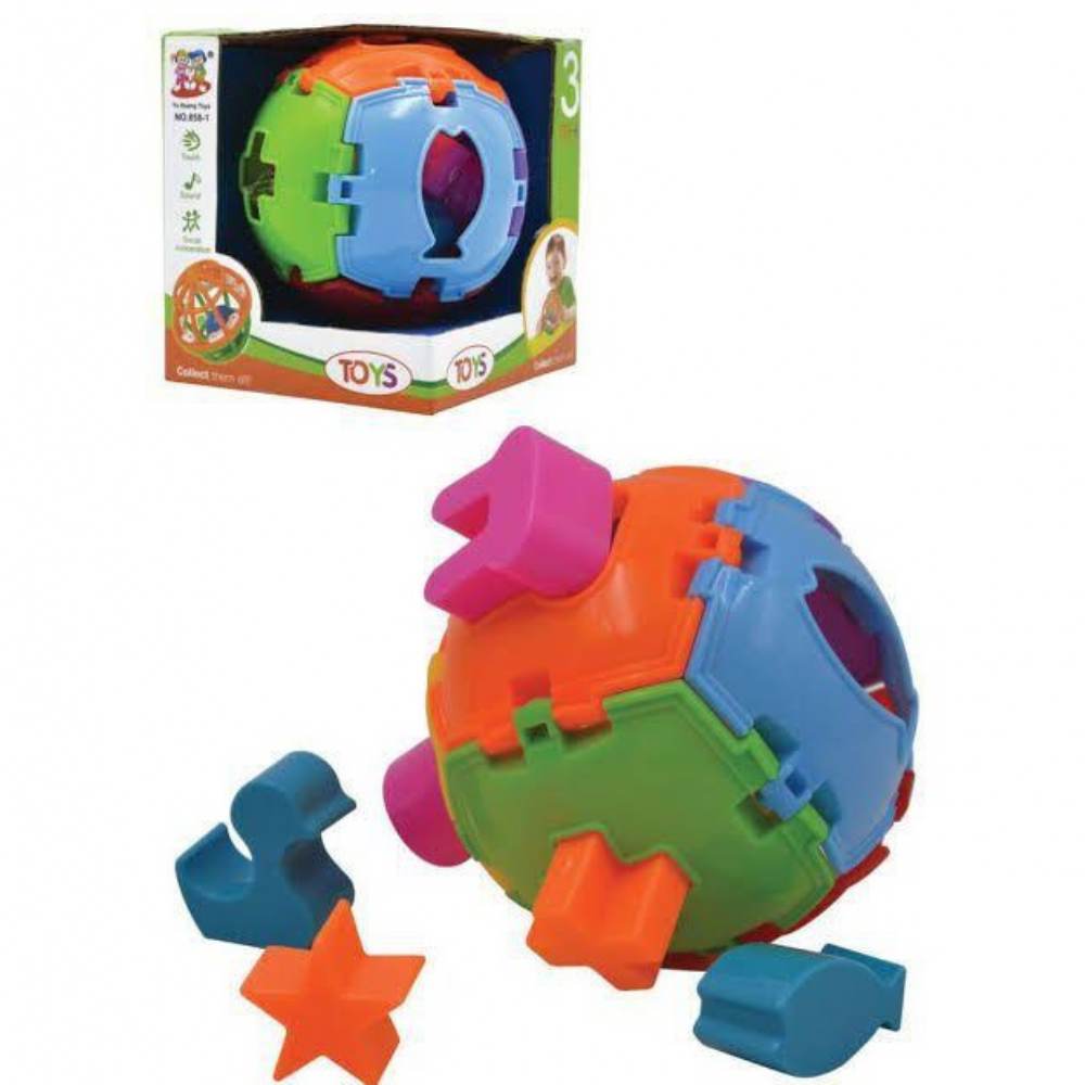 Brinquedo Para Bebe Baby Ball Encaixe Educativo Pica Pau - Ri Happy