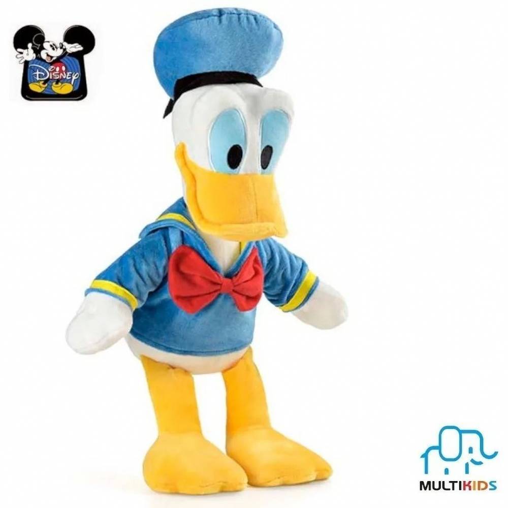 Pelucia Pato Donald Disney Com Som 33cm Plush Premium Multik - Ri Happy