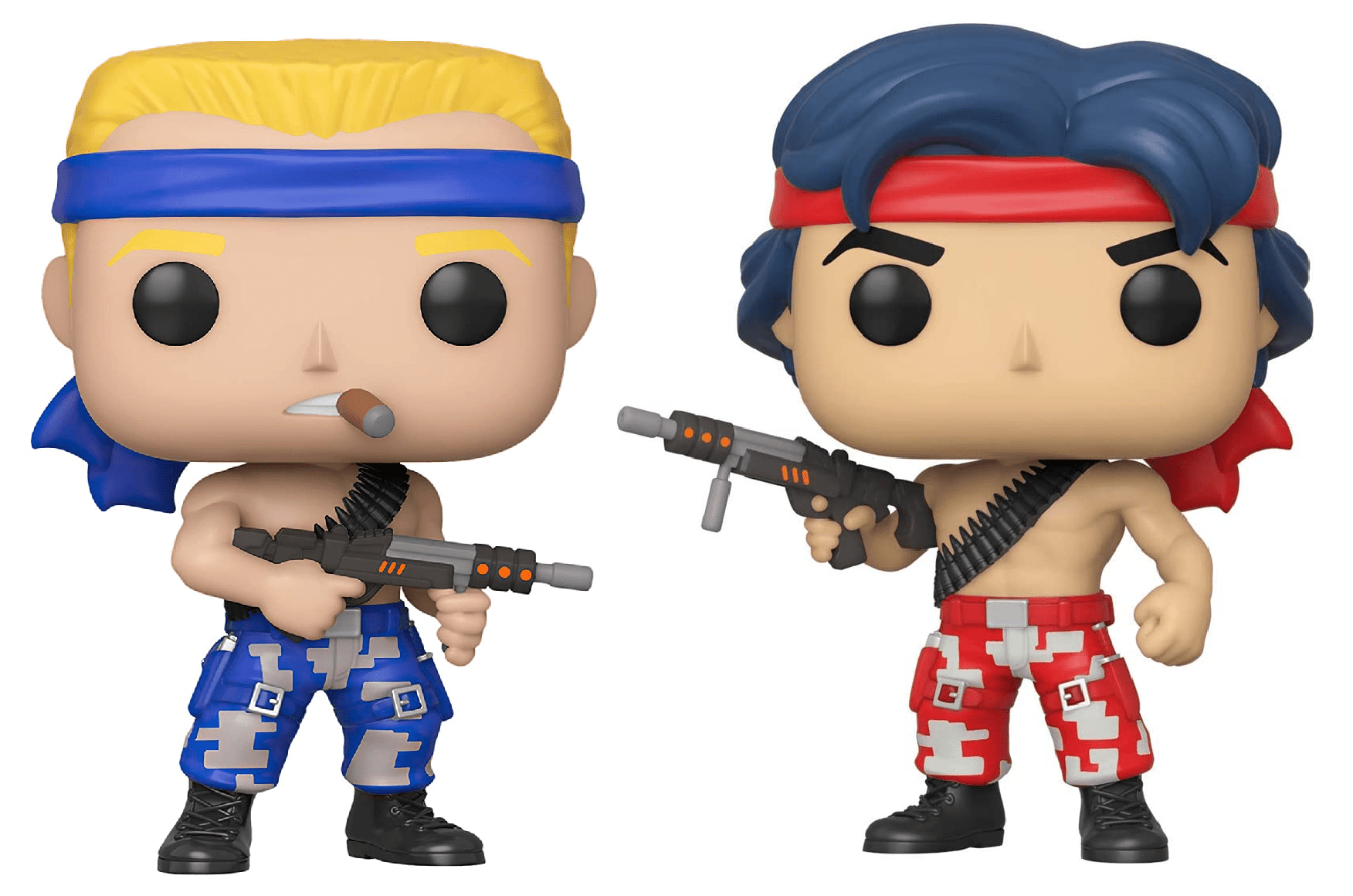 Funko Pop Games Contra Bill Rizer #585 e Lance Bean #586 - Ri Happy