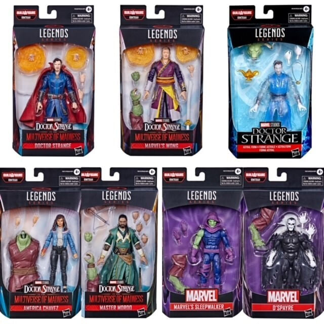 MARVEL LEGENDS DOCTOR STRANGE 2 - SET OF 7 BAF RINTRAH - Ri Happy