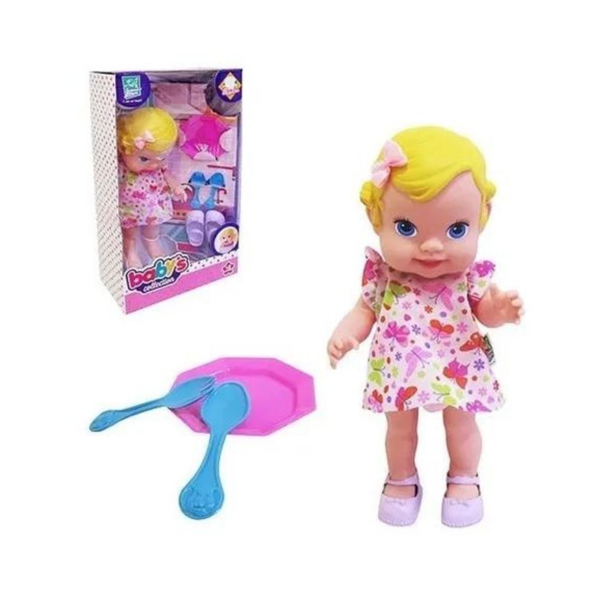 Boneca Babys Collection Papinha - Ri Happy