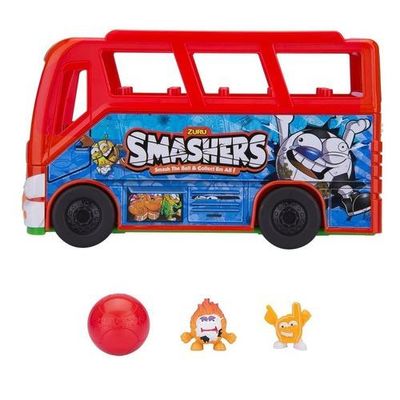 Ônibus Smash Bus Smashers 40cm Com 4 Bonecos + 1 Supresa - Ri Happy