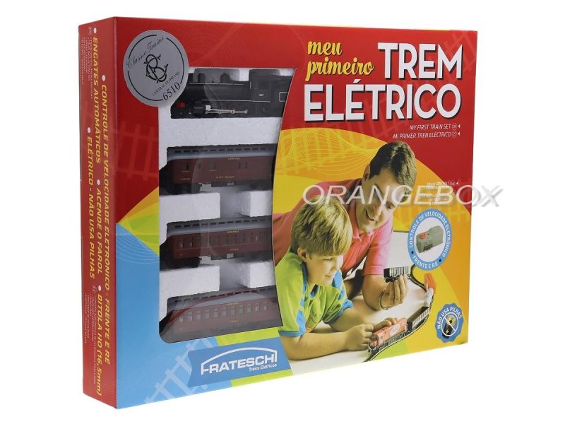Trem Elétrico Completo - Trem de Passageiros Vapor EFCB 1:87 HO ...