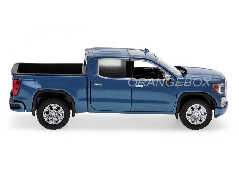GMC Sierra 1500 Denali 2019 1:27 Motormax Azul - Ri Happy